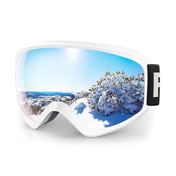 【ご購入後の当店からの連絡はご登録のメールアドレスに通知いたします。必ずご確認ください】??【OTG対応の子供用スキーゴーグル】：Findway キッズ スキーゴーグル長さ22cm、幅10cm、高さ4cm、あなたの子供がゴーグルの上に処方眼...