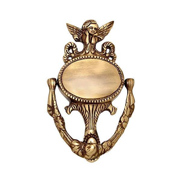 【ご購入後の当店からの連絡はご登録のメールアドレスに通知いたします。必ずご確認ください】eSplanadeガーディアンエンジェルドアノッカープレミアム高品質の100％真鍮で作ら熟練した職人による独占的な手作り製品。 彫刻効果が美しく、浮き彫...