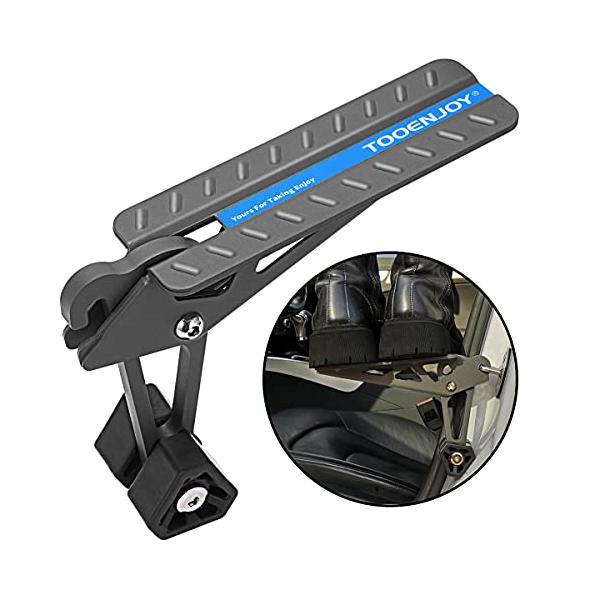 【ご購入後の当店からの連絡はご登録のメールアドレスに通知いたします。必ずご確認ください】??【多車種対応】2段階角度調整可能な構造で、車のボディ側にＵ字型ドアフックが付いていれば問題なく使用可能です。この車用サイドステップはSUV、Jeep...