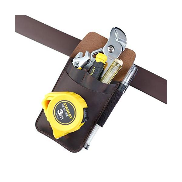 【ご購入後の当店からの連絡はご登録のメールアドレスに通知いたします。必ずご確認ください】高品質のクレイジーホースEDCレザーシース、滑らかで柔らかな質感、手拭きは変色効果があります。この絶妙で耐久性のある革は、耐久性があるだけでなく、年齢と...