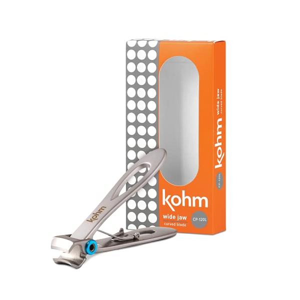 【ご購入後の当店からの連絡はご登録のメールアドレスに通知いたします。必ずご確認ください】Kohm CP-120L 5mmヘビーデューティー、ワイドジョージャイアントネイルクリッパー、男性、高齢者、大人の厚い足指の爪または丈夫な指の爪用