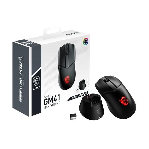 【ご購入後の当店からの連絡はご登録のメールアドレスに通知いたします。必ずご確認ください】MS496 日本正規代理店品 保証1年軽量ゲーミングマウスとして登場したCLUTCH GM41 LIGHTWEIGHTのワイヤレスバージョンです。一般的...