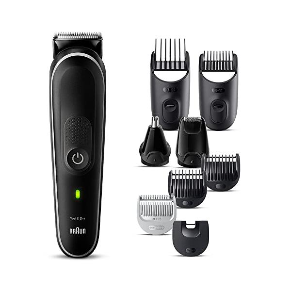 【ご購入後の当店からの連絡はご登録のメールアドレスに通知いたします。必ずご確認ください】1台9役で頭からつま先までお手入れ。ヒゲ、耳・鼻、髪のお手入れをお家で。手軽に、理想のスタイルを実現。進化したブレードでよる効率的に毛をカット。3-21...