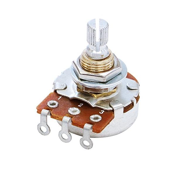 【ご購入後の当店からの連絡はご登録のメールアドレスに通知いたします。必ずご確認ください】250ΩBカーブNo-loadポットトーン専用ワッシャーx2, ナットx2 付