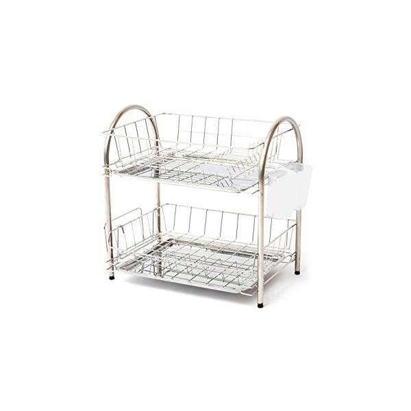 【ご購入後の当店からの連絡はご登録のメールアドレスに通知いたします。必ずご確認ください】【特長】<br>●キッチンスペースをスッキリ整理。<br>●ステンレス製なので、清潔長持ち。<br>●便利な水切りポ...