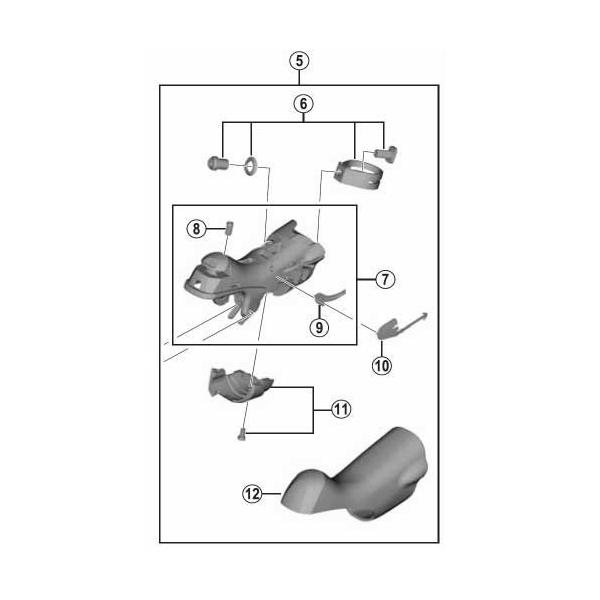 【ご購入後の当店からの連絡はご登録のメールアドレスに通知いたします。必ずご確認ください】シマノパート:Y02L98040対応モデル:ST-4700
