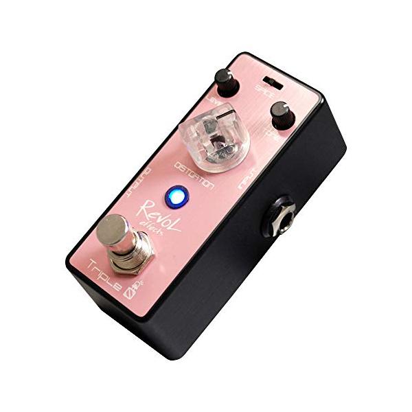 【ご購入後の当店からの連絡はご登録のメールアドレスに通知いたします。必ずご確認ください】スタックアンプをフルアップしたミッドレンジの強い歪みを彷彿とさせる、アンプライクかつハイゲインなディストーションペダル歪みに3種類のスパイス(味付け)を...