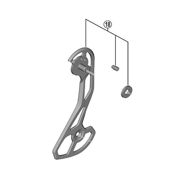 【ご購入後の当店からの連絡はご登録のメールアドレスに通知いたします。必ずご確認ください】シマノパート:Y3GE98040対応モデル:RD-RX810RD-RX810 右プレート組立品対象シーズン: 通年発売年・モデルイヤー: 2019部門名...