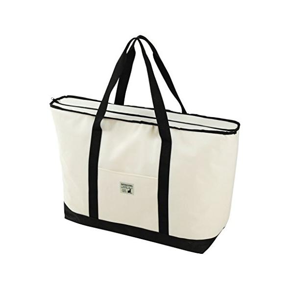 【ご購入後の当店からの連絡はご登録のメールアドレスに通知いたします。必ずご確認ください】キャプテンスタッグ(CAPTAIN STAG) 保冷バッグ クーラーバッグ トート型 容量約28L Mサイズ ホワイト CSシャルマン UE-584
