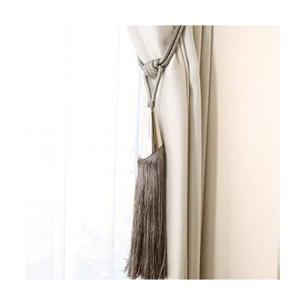 【ご購入後の当店からの連絡はご登録のメールアドレスに通知いたします。必ずご確認ください】カーテンを束ねる装飾タッセル（※1本入り：両開きカーテンの場合は2本ご注文ください）壁や窓枠に設置されたふさかけに掛けるタイプのタッセル。製作工場からの...