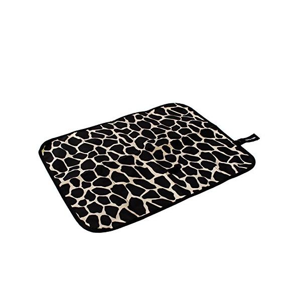 【ご購入後の当店からの連絡はご登録のメールアドレスに通知いたします。必ずご確認ください】横54×縦40cm　70g畳んだ状態：13×20×1.5cm撥水加工で水をしっかりはじいて汚れに強いワンタッチテープでコンパクトに折りたたみ両側使えるお...