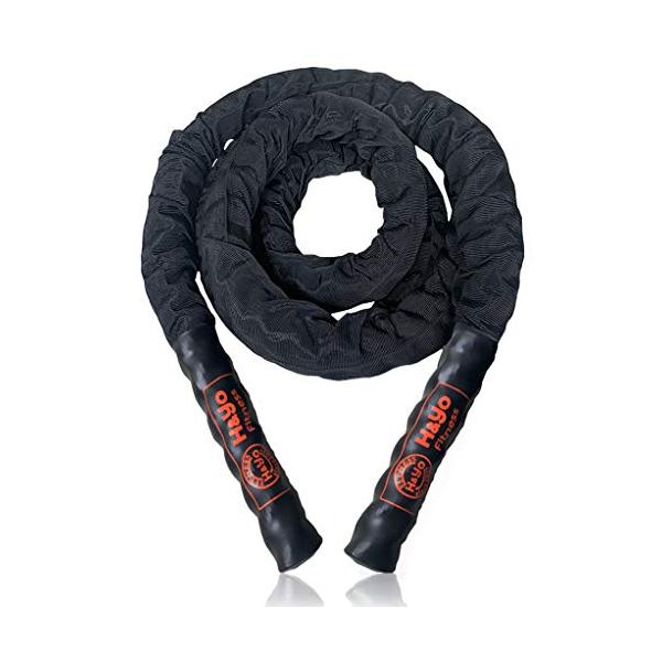 【ご購入後の当店からの連絡はご登録のメールアドレスに通知いたします。必ずご確認ください】【改良版ジムロープなわとび】 H&amp;Yo Fitness 筋トレなわとびは、お客様の声より、 ロープを摩擦から保護するためにナイロンスリーブで全面...