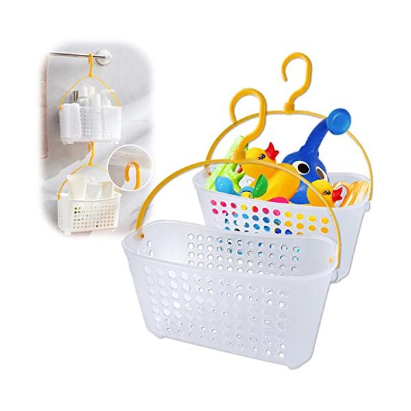 【ご購入後の当店からの連絡はご登録のメールアドレスに通知いたします。必ずご確認ください】【気軽に浴室の収納アップ】フック付きの吊り下げバスケットなので、タオルバーや浴室乾燥バーに引っ掛けるだけで簡単に収納アップできます。【連結できる】バスケ...