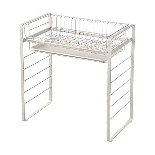 【ご購入後の当店からの連絡はご登録のメールアドレスに通知いたします。必ずご確認ください】商品サイズ:約 スライド幅44〜70×奥行24.5×高さ46cm本体・トレー:鉄(亜鉛メッキ・粉体塗装)、パイプ:ステンレス鋼(粉体塗装)、ゴム足:シリ...