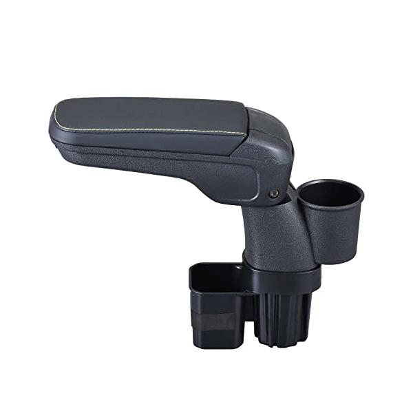 【ご購入後の当店からの連絡はご登録のメールアドレスに通知いたします。必ずご確認ください】スズキ・ジムニー(JB64)/ジムニーシエラ(JB74)専用アームレスト。純正ドリンクホルダーに差し込むだけで取り付けられます。シートカラーに合わせたキ...