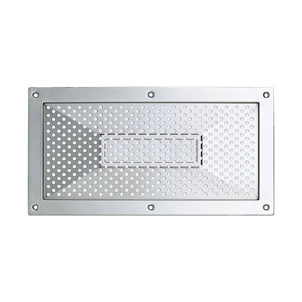 【ご購入後の当店からの連絡はご登録のメールアドレスに通知いたします。必ずご確認ください】材質:本体 SUS304仕上げ:本体 クリアー・アクリル塗装仕上げ:シルバー呼称:小切り込寸法:125x275有効換気面積:57.9cm2