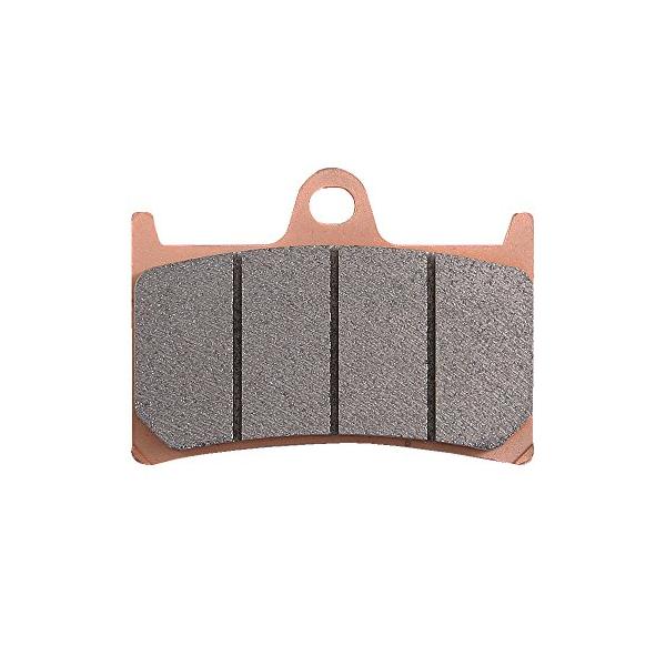 【ご購入後の当店からの連絡はご登録のメールアドレスに通知いたします。必ずご確認ください】【用途】街乗りからスポーツツーリングまでに対応したシンタードメタル・ブレーキパッド。【仕様】従来品と比べ、耐久性は同等ながらも、ブレーキコントロール性と...