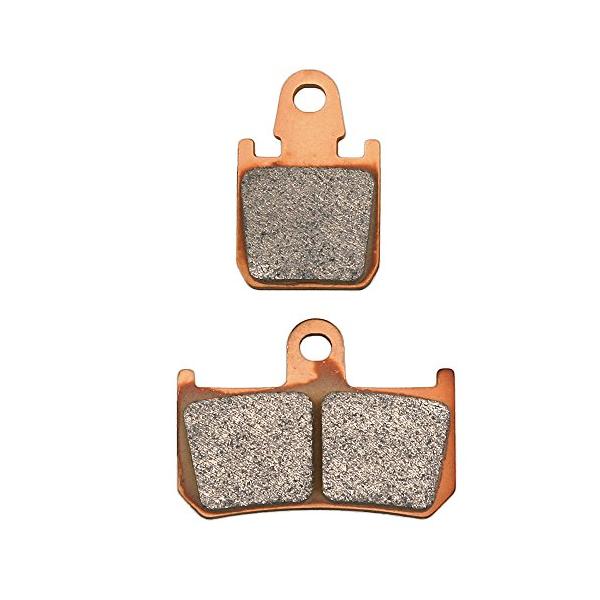 【ご購入後の当店からの連絡はご登録のメールアドレスに通知いたします。必ずご確認ください】【用途】街乗りからスポーツツーリングまでに対応したシンタードメタル・ブレーキパッド。【仕様】従来品と比べ、耐久性は同等ながらも、ブレーキコントロール性と...
