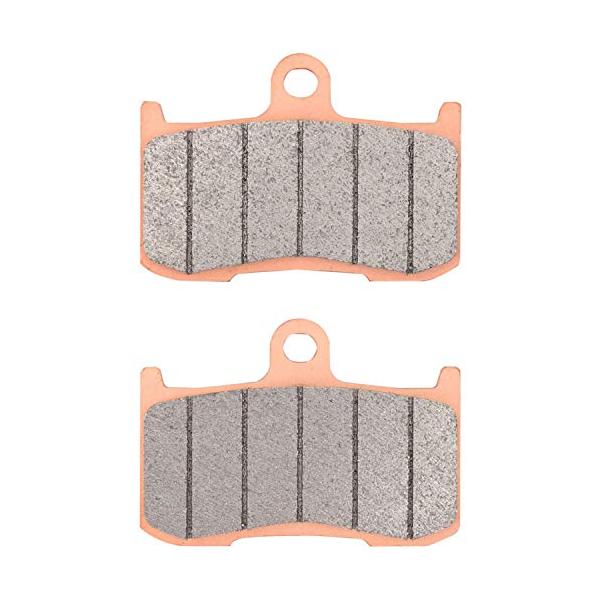 【ご購入後の当店からの連絡はご登録のメールアドレスに通知いたします。必ずご確認ください】【用途】街乗りからスポーツツーリングまでに対応したシンタードメタル・ブレーキパッド。【仕様】従来品と比べ、耐久性は同等ながらも、ブレーキコントロール性と...