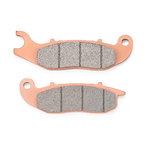 【ご購入後の当店からの連絡はご登録のメールアドレスに通知いたします。必ずご確認ください】【用途】街乗りからスポーツツーリングまでに対応したシンタードメタル・ブレーキパッド。【仕様】従来品と比べ、耐久性は同等ながらも、ブレーキコントロール性と...