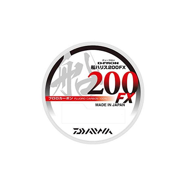 【ご購入後の当店からの連絡はご登録のメールアドレスに通知いたします。必ずご確認ください】号数：3号巻糸量(m)：200カラー：ナチュラルフロロ 比重1.78ダイワ船ハリスシリーズで最もしなやかな高強力フロロカーボンライン。