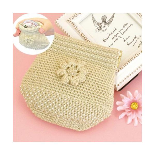 【ご購入後の当店からの連絡はご登録のメールアドレスに通知いたします。必ずご確認ください】【商品概要】素材、材質:レース糸:綿100%、バネ口金:はがね技術レベル:初~中級者向ご用意いただくもの:2/0号かぎ針、とじ針、はさみ、手芸用接着剤ま...