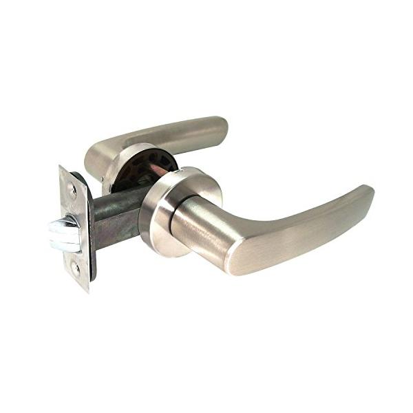 【ご購入後の当店からの連絡はご登録のメールアドレスに通知いたします。必ずご確認ください】材質・仕上:ハンドルアルミ合金メッキ+電着クリアー色:N(ニッケル)座・機能:丸座、空錠ラッチのタイプ:8STチューブラ錠バックセット:51mm