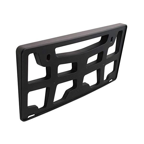 【ご購入後の当店からの連絡はご登録のメールアドレスに通知いたします。必ずご確認ください】前方傾斜角度約5度　高剛性でナンバープレートのバタつきを軽減するナンバーベース普通自動車、軽自動車のフロントナンバープレート専用（リアナンバープレート、...