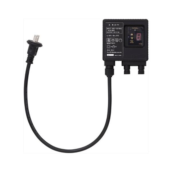 【ご購入後の当店からの連絡はご登録のメールアドレスに通知いたします。必ずご確認ください】誰でも簡単にコンセントに挿すだけで接続ができるタカショー ローボルトライト専用コントローラーです。照度センサー付きで、夜になると暗さを感知して自動点灯。...