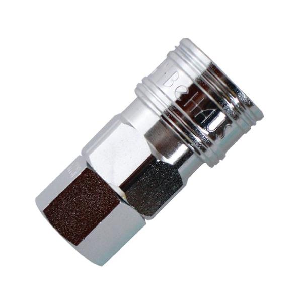 【ご購入後の当店からの連絡はご登録のメールアドレスに通知いたします。必ずご確認ください】ネジ径:Rc1/2質量:123g材質:鋼鉄(クロムメッキ)適用流体:空気最高使用圧力:1.5MPa(連続使用可能な許容最高圧力)