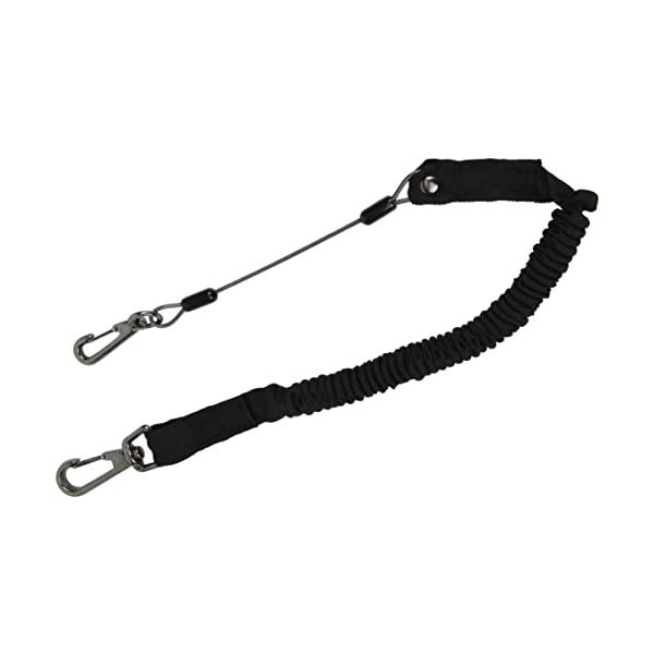 【ご購入後の当店からの連絡はご登録のメールアドレスに通知いたします。必ずご確認ください】色:ブラック最大伸長:1400mm自然長:560mm材質(金具):亜鉛鋳物材質(ロープ):ポリエステル+布