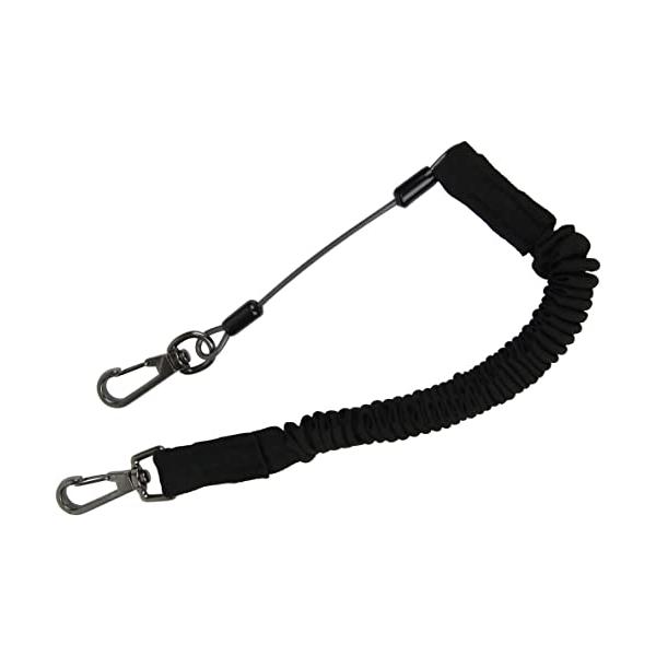 【ご購入後の当店からの連絡はご登録のメールアドレスに通知いたします。必ずご確認ください】色:ブラック最大伸長:1400mm自然長:560mm材質(金具):亜鉛鋳物材質(ロープ):ポリエステル+布