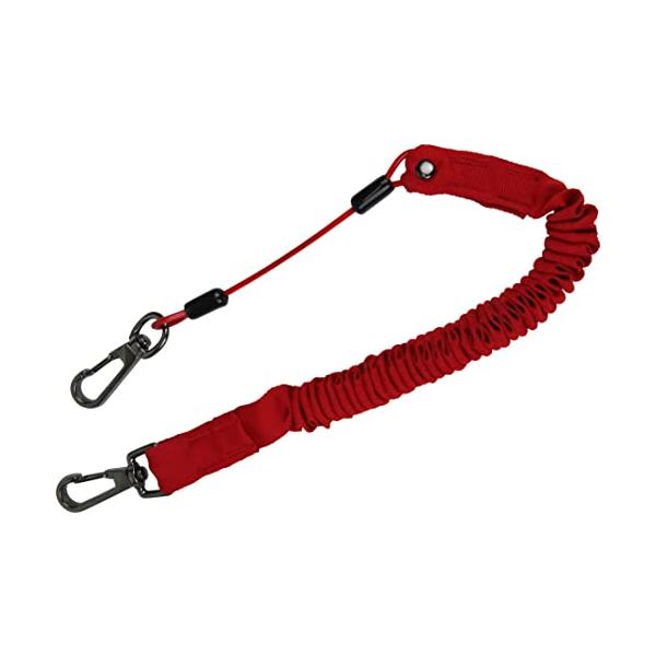 【ご購入後の当店からの連絡はご登録のメールアドレスに通知いたします。必ずご確認ください】色:レッド最大伸長:1400mm自然長:560mm材質(金具):亜鉛鋳物材質(ロープ):ポリエステル+布