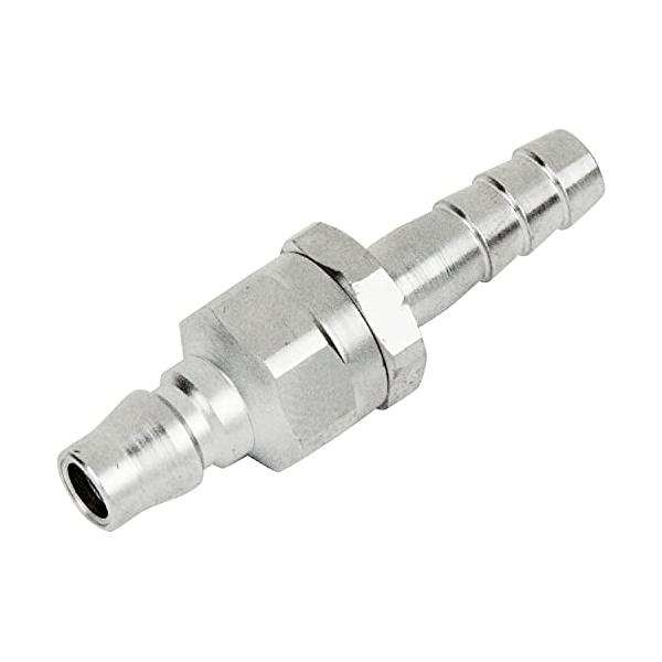 【ご購入後の当店からの連絡はご登録のメールアドレスに通知いたします。必ずご確認ください】相手側ホースサイズ:3/8インチ最高使用圧力:1.0MPa仕様:ホース取付用適応流体:空気加工:クロームメッキ、本体:鋼鉄、シール:ニトリルゴム