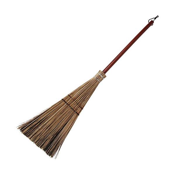 【ご購入後の当店からの連絡はご登録のメールアドレスに通知いたします。必ずご確認ください】掃幅:約190mm全長:約820mm重さ:約375g穂:ヤシの葉脈柄:天然木