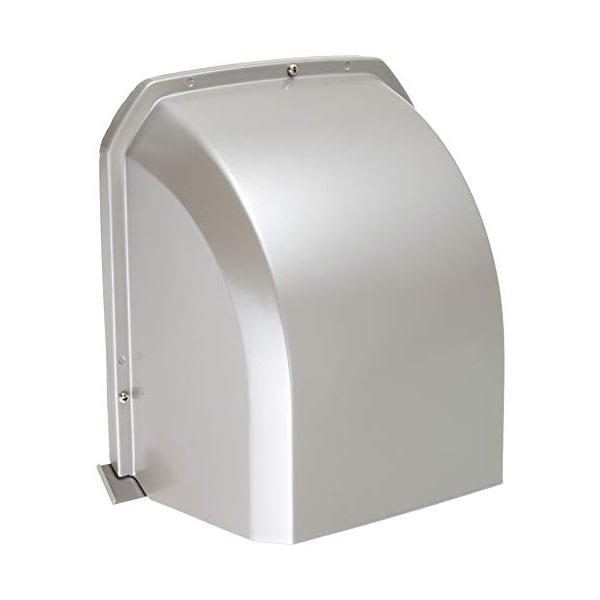 【ご購入後の当店からの連絡はご登録のメールアドレスに通知いたします。必ずご確認ください】深形パイプフード(風圧式シャッター付・ステンレス製)ガラリ付耐塩害適用パイプ:呼び径φ150mm風圧式シャッター内蔵スクエアデザイン表面仕上げ:シルバー...