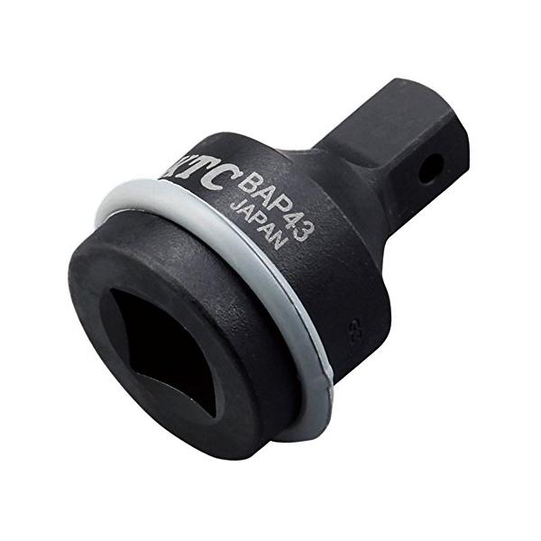 【ご購入後の当店からの連絡はご登録のメールアドレスに通知いたします。必ずご確認ください】差込角：12.7SQ.→9.5SQ.。。ピン・リング付。。差込口径：Nパワーフィット。。特殊工具鋼。