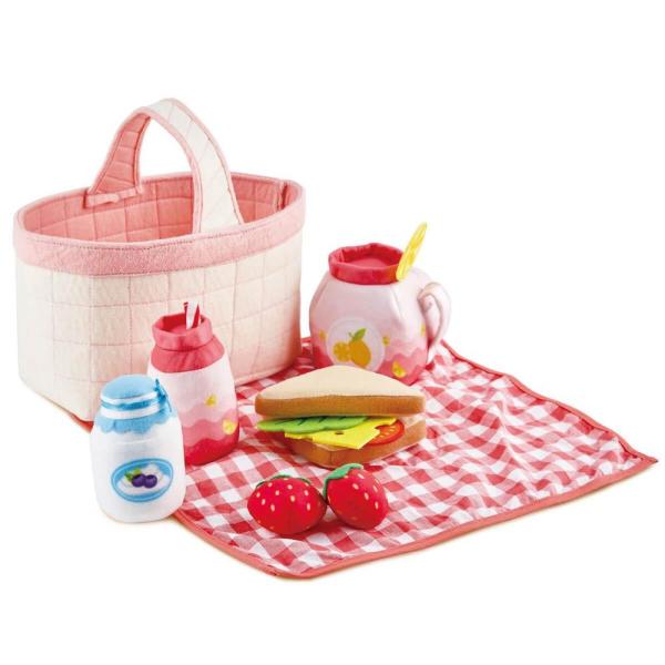 【ご購入後の当店からの連絡はご登録のメールアドレスに通知いたします。必ずご確認ください】【商品概要】世界60か国以上で愛される知育玩具、ハペのおもちゃふわふわやわらかい布製のピクニックセットです。【商品説明】【商品詳細】ブランド：ハペ(Ha...