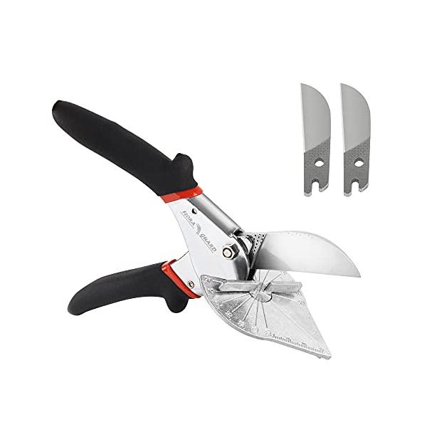 【ご購入後の当店からの連絡はご登録のメールアドレスに通知いたします。必ずご確認ください】【高精度彫刻スケール】クリアで精密なスケール面により、正確にカットできます。 スケール表面の調整可能なスライダーにより、45°?135°の切断角度が可能...