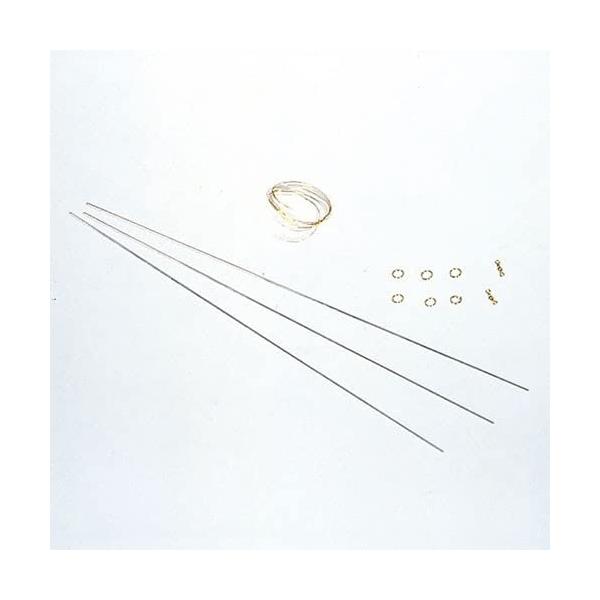 【ご購入後の当店からの連絡はご登録のメールアドレスに通知いたします。必ずご確認ください】【商品概要】【商品説明】説明《セット内容》ピアノ線（40cm）3、吊り糸（1m）、丸環（6）、回転金具（2）　区分：ボックスアート モビール部品 工作キ...