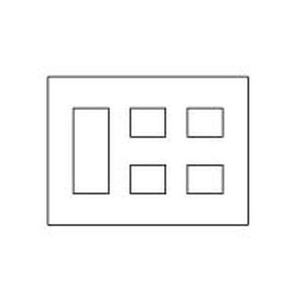 【ご購入後の当店からの連絡はご登録のメールアドレスに通知いたします。必ずご確認ください】●コスモシリーズワイド21<br>●コンセントプレート<br>●スクエア<br>●3連用<br>●7コ用...