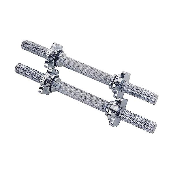 【ご購入後の当店からの連絡はご登録のメールアドレスに通知いたします。必ずご確認ください】ダンベルバー : 長さ36cm、ネジ式、重さ1.8kg、クローム仕上げ固体鋼。調整できるデザインで、プレートの取り付けや取り外しが可能。ダンベルを片側だ...