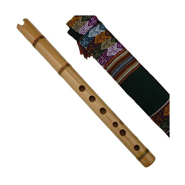 【ご購入後の当店からの連絡はご登録のメールアドレスに通知いたします。必ずご確認ください】【商品概要】素材は、竹製です・ペルー・リマ市の楽器工房HUANCAI製です音が出しやすいと思います・運指表付・簡単な吹き方のイラスト付きG管（ソ）・演奏...