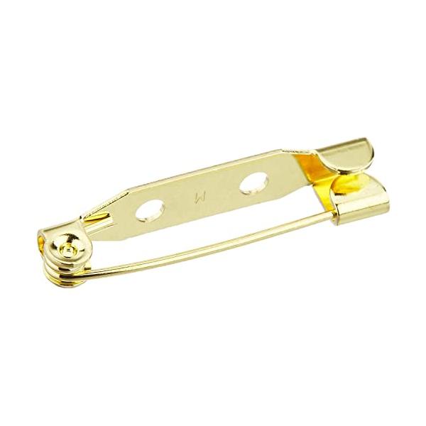 【ご購入後の当店からの連絡はご登録のメールアドレスに通知いたします。必ずご確認ください】バッジやコサージュにつけたり使い方はいろいろ! ワンタッチで留められます。商品本体サイズ:長さ約25mm×幅約5mm×高さ約5.3mm入数:100本入素...