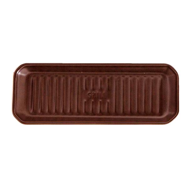 【ご購入後の当店からの連絡はご登録のメールアドレスに通知いたします。必ずご確認ください】【商品概要】【カラー】ブラウン【サイズ】約95×255×25mm【原産国】日本【主な素材】陶器【商品説明】Easy to clean grill pla...