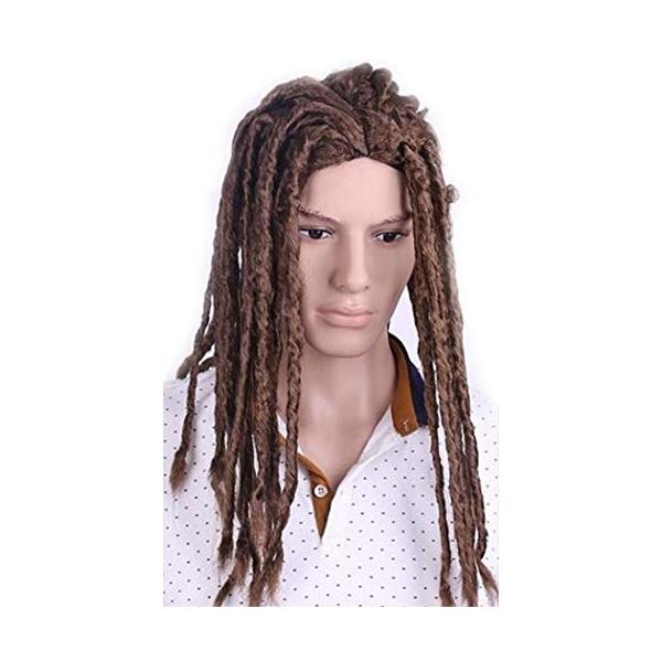 【ご購入後の当店からの連絡はご登録のメールアドレスに通知いたします。必ずご確認ください】【商品概要】ワンタッチでかぶるだけ！手軽に本格派ドレッドに変身できます♪ブラウン・ブラックの2色展開ですので、スタイルに合わせてお選びください。ウィッグ...