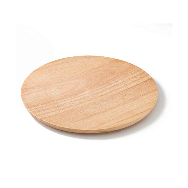 【ご購入後の当店からの連絡はご登録のメールアドレスに通知いたします。必ずご確認ください】本体サイズ：直径33.0×厚さ2.0cm本体重量：約660g素材：ラバーウッド生産国：ベトナム職人が一つ一つ手作りしており、表面を滑らかな曲面にすること...