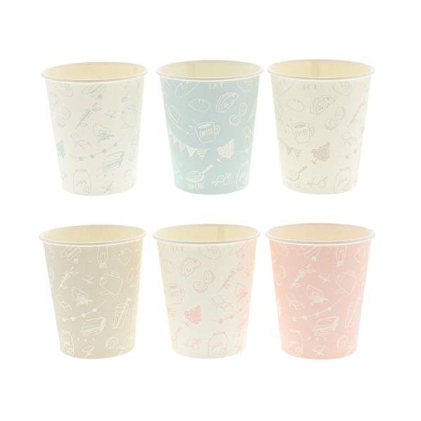 【ご購入後の当店からの連絡はご登録のメールアドレスに通知いたします。必ずご確認ください】サイズ:口径約φ70xH80mm素材・材質:パルプ原産国:ベトナム容量:7オンス6色アソート:色指定深商品画像の6色が合計で50個箱入り