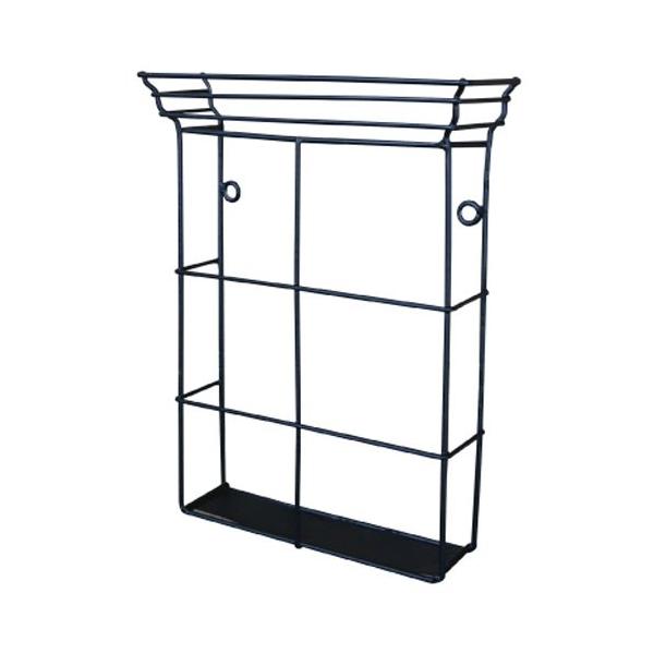 【ご購入後の当店からの連絡はご登録のメールアドレスに通知いたします。必ずご確認ください】【商品概要】【サイズ】幅14×奥行3.5×高さ18cm（約70g）【素材】アイアン【備考】壁面取付け用ネジ付属 /タイ製【ご注意】全てハンドメイドで制作...