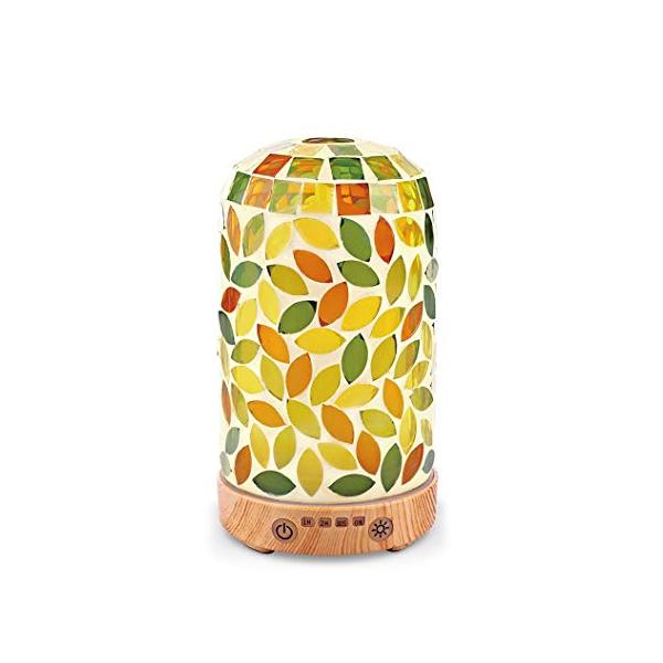 【ご購入後の当店からの連絡はご登録のメールアドレスに通知いたします。必ずご確認ください】【商品概要】モザイクのガラスの灯りが美しい間接照明アロマディフューザーモザイクのガラスの灯りが美しいアロマディフューザー。ハンドメイドで並べられた美しい...